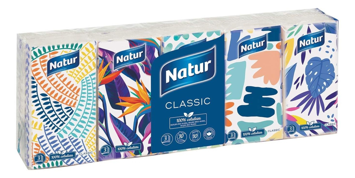 Papirne maramice NATUR classic 10kom - Cene i Akcije