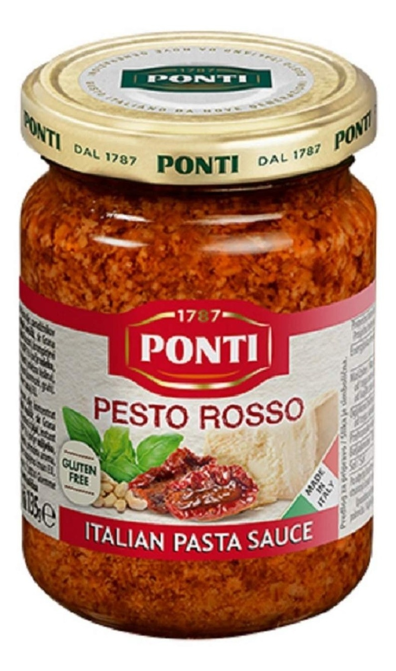 Pesto sos PONTI Rosso 135g - Cenoteka