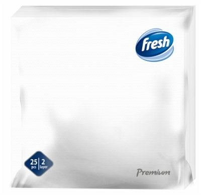 Salvete FRESH Premium bele 2sloja 25kom - Cenoteka