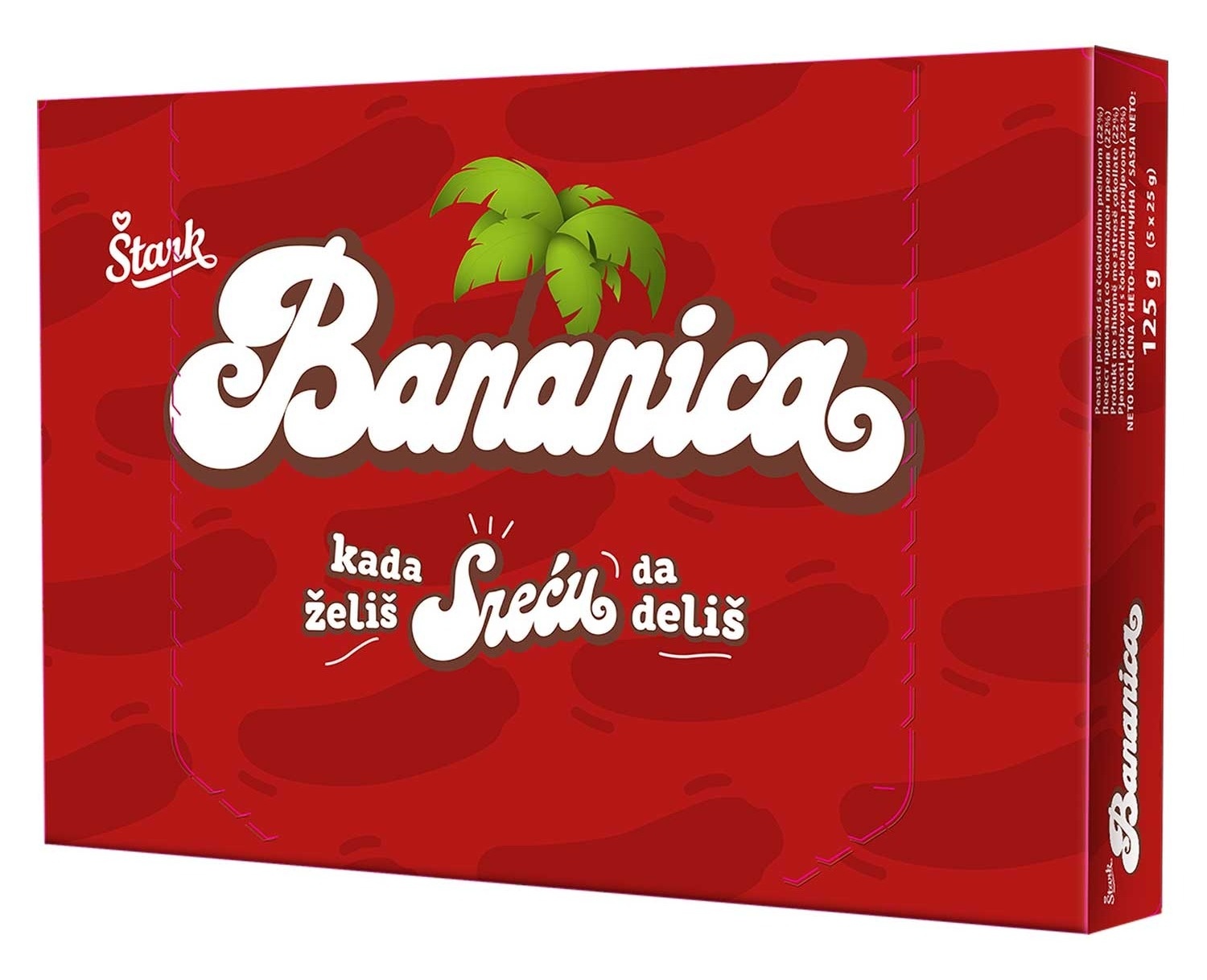 Čokoladica ŠTARK Bananica 125g - Cenoteka