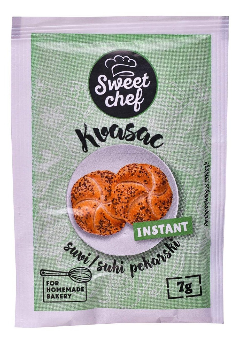 Suvi kvasac SWEET CHEF 7g - Cenoteka