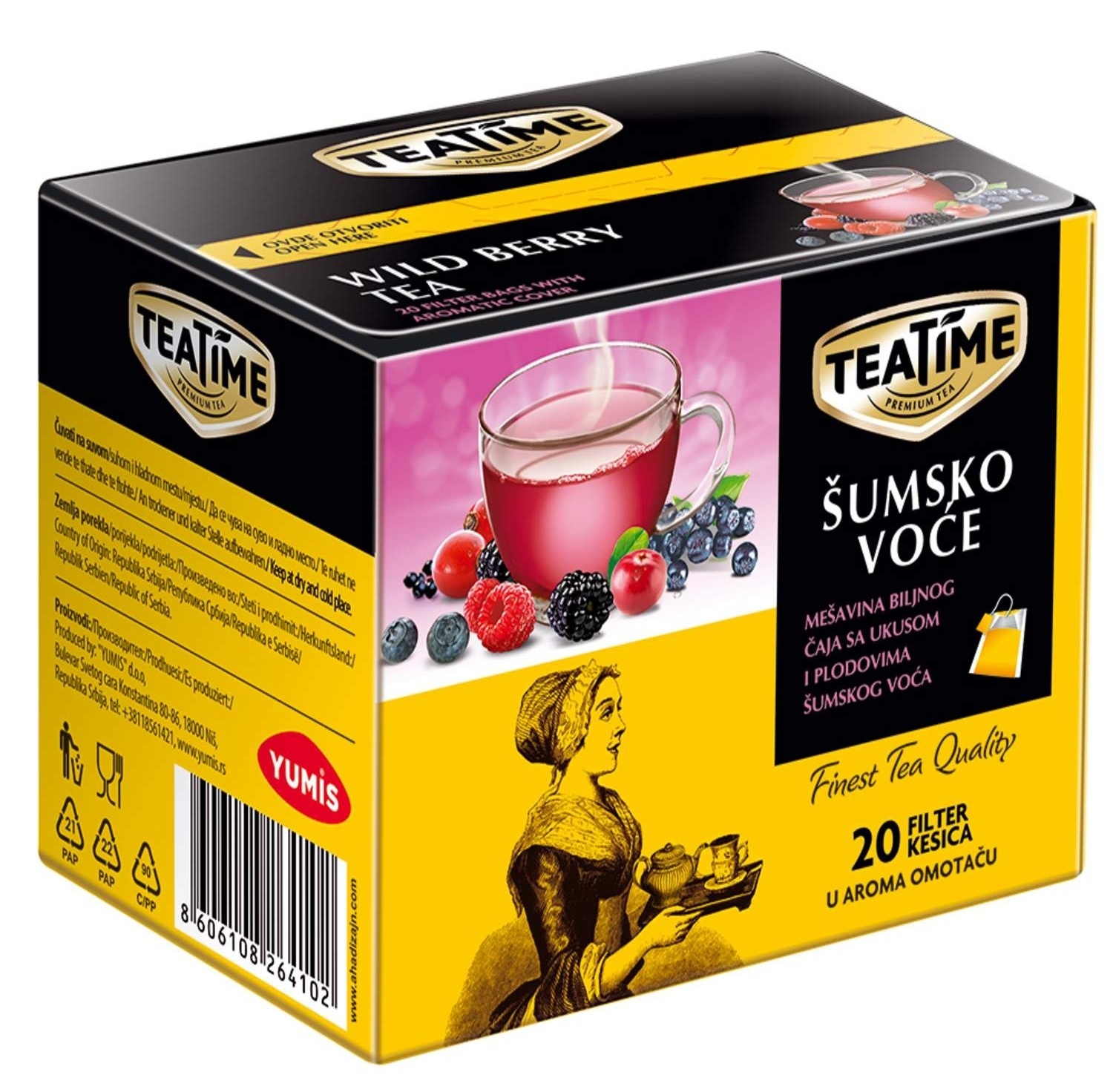 TEA TIME šumsko voće 40g - Cenoteka