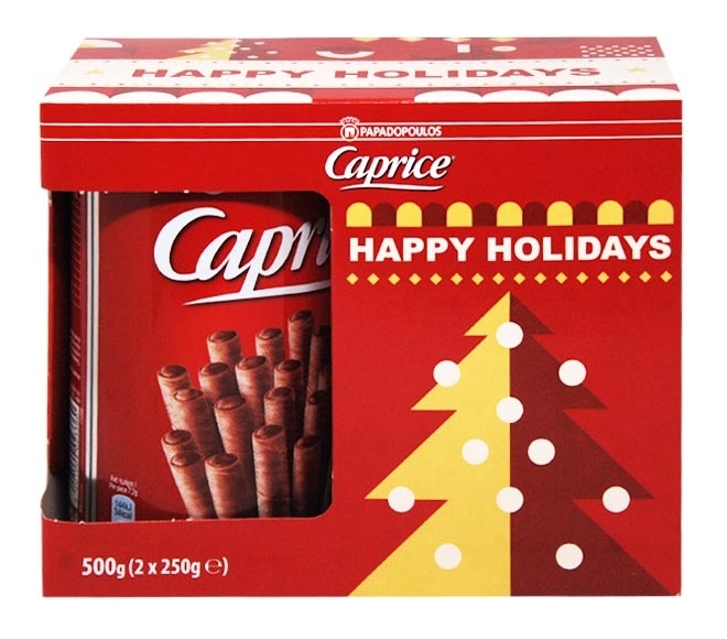 Vafl roleri CAPRICE Xmas 2x250g - Cenoteka
