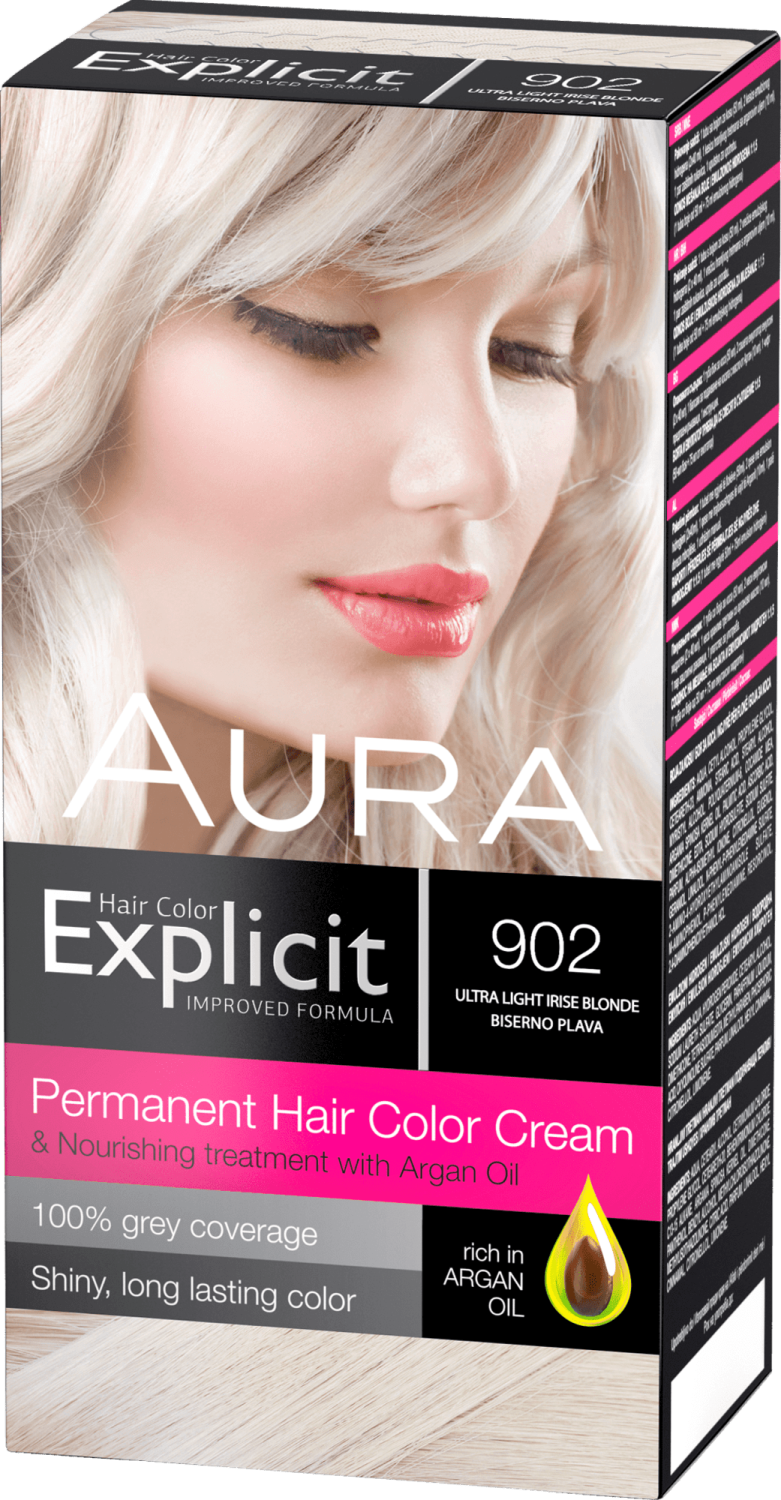 AURA Explicit farba za kosu 902 biserno plava - Cenoteka