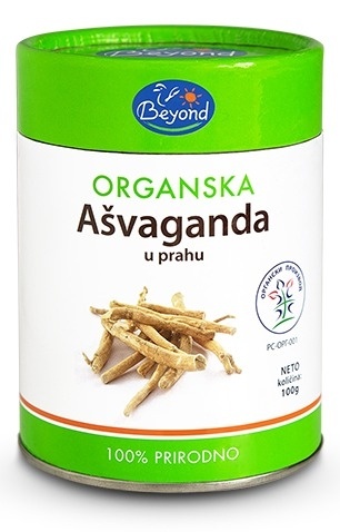 BEYOND Ašvaganda u prahu organska 100g - Cenoteka