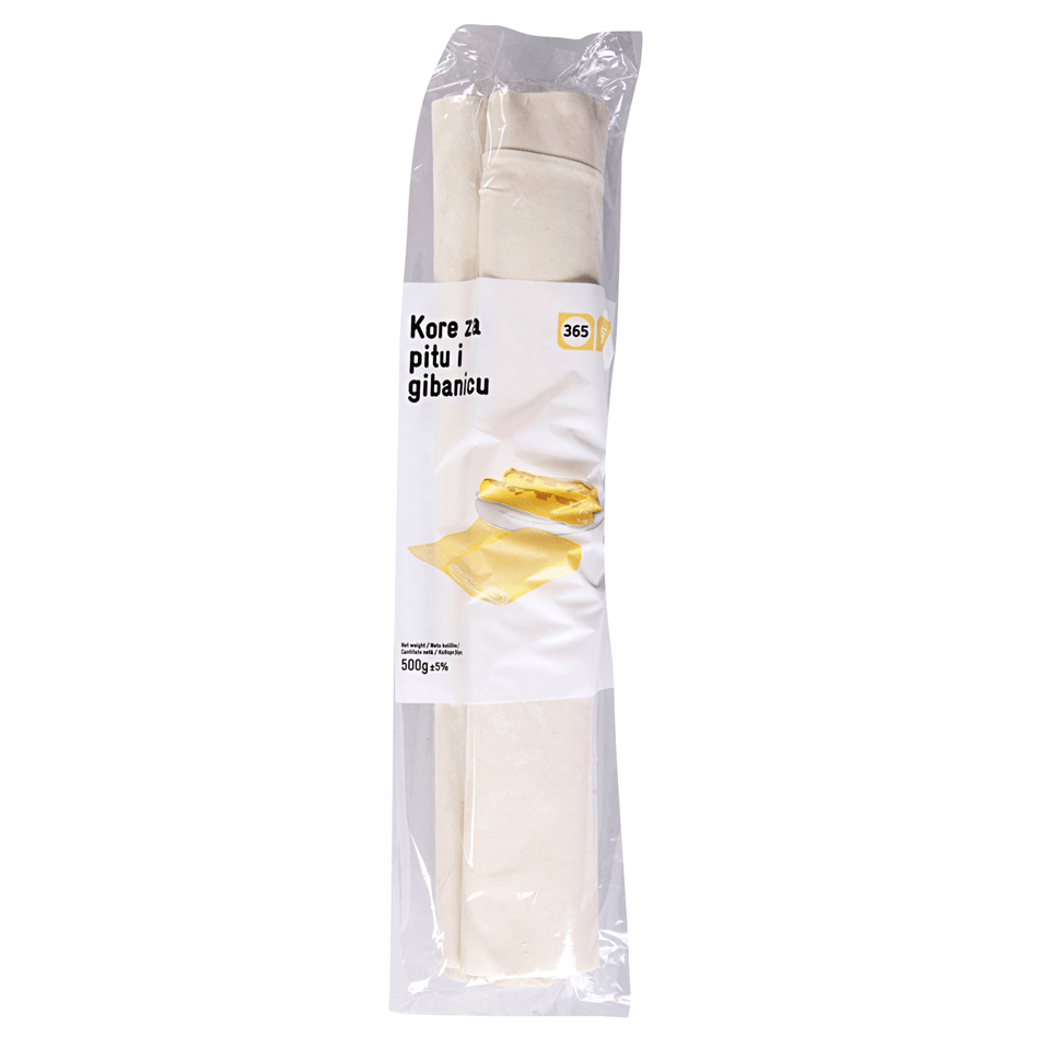 Kore za pitu i gibanicu 365 500g - Cene i Akcije