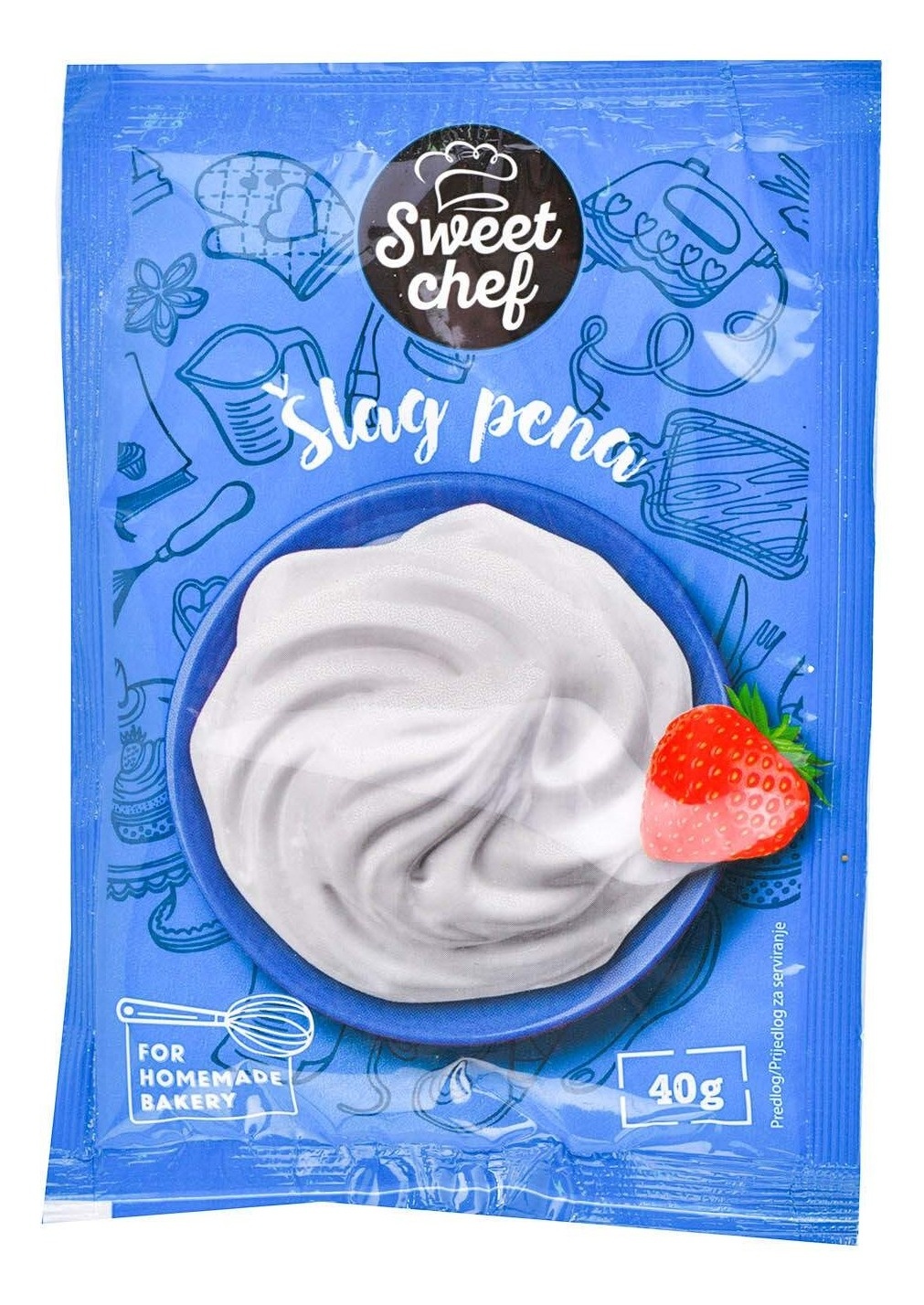 Šlag pena SWEET CHEF 40g - Cenoteka