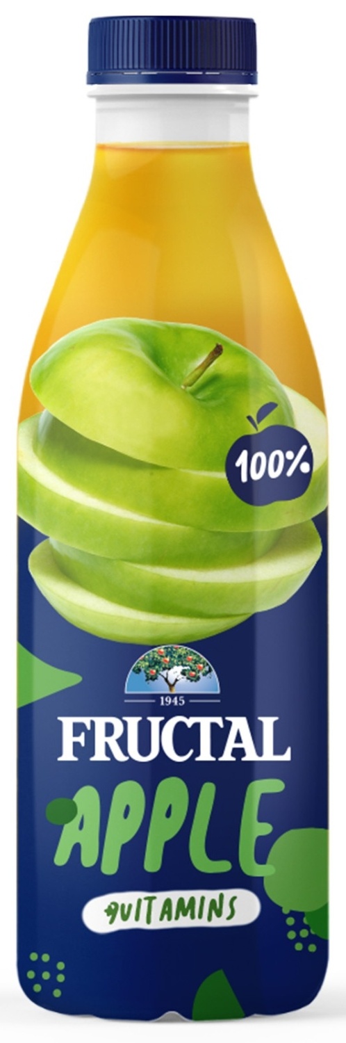 Voćni sok FRUCTAL jabuka 100% 750ml - Cenoteka