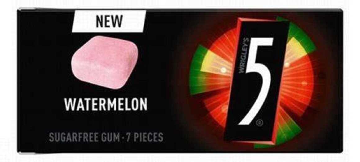 Žvake FIVE Watermelon 14,4g - Cenoteka