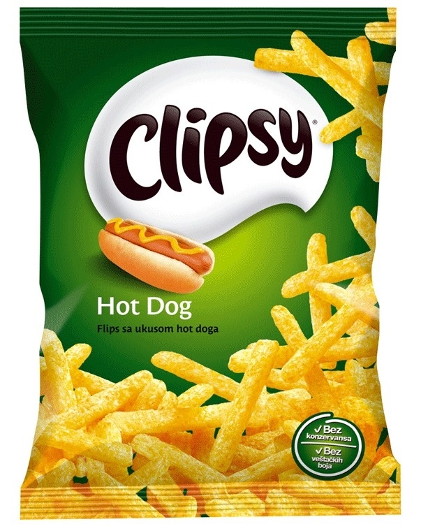 Flips MARBO Clipsy hot dog 30g - Cenoteka