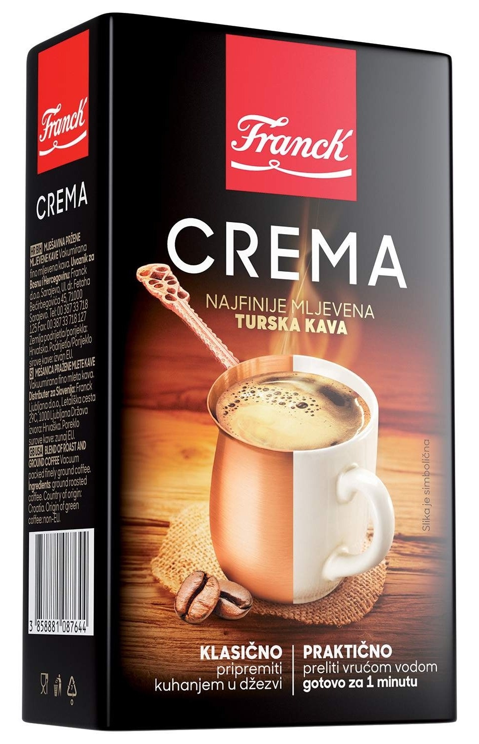 Kafa FRANCK Crema mlevena 250g - Cene i Akcije
