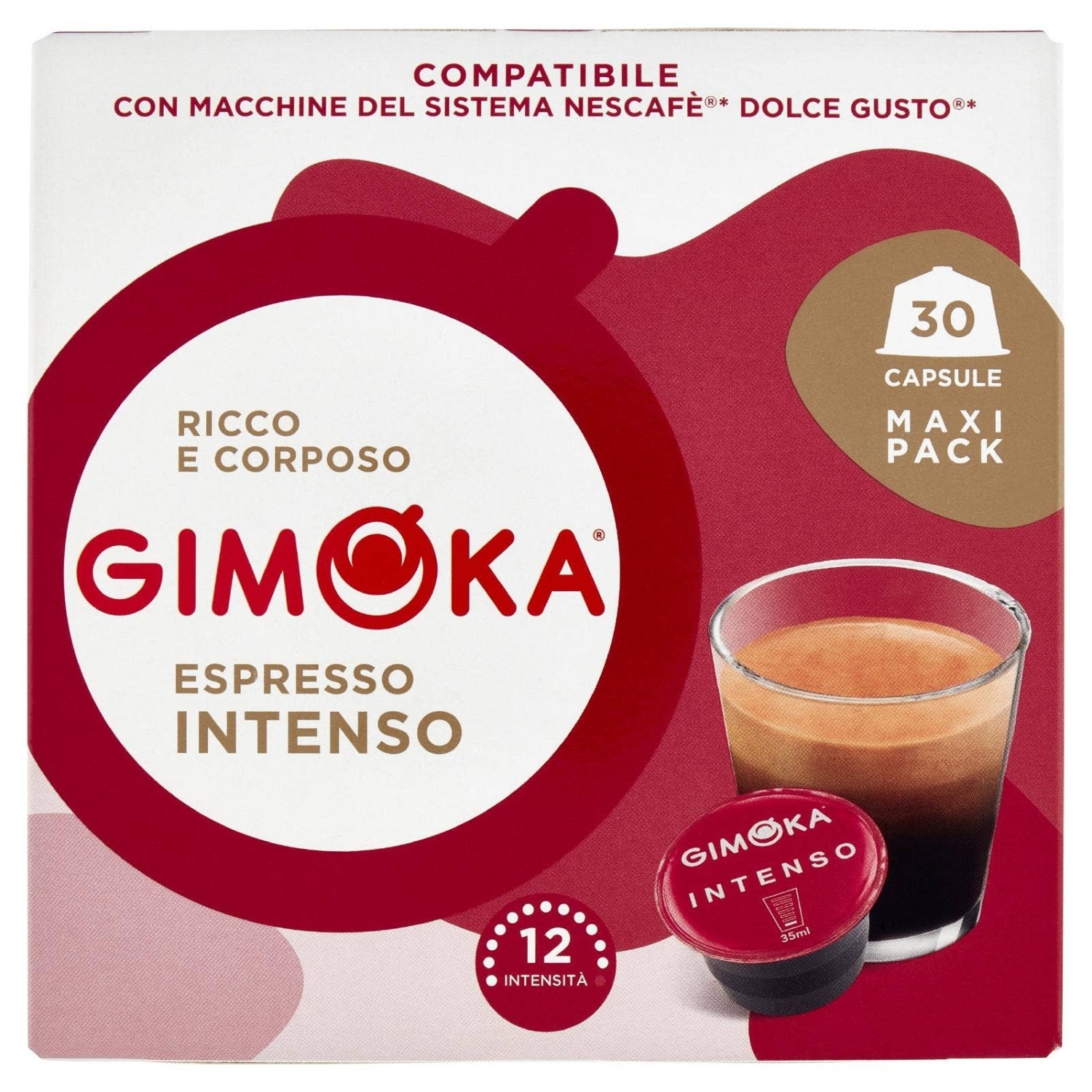 Kapsule GIMOKA Intenso espresso 30kom - Cenoteka