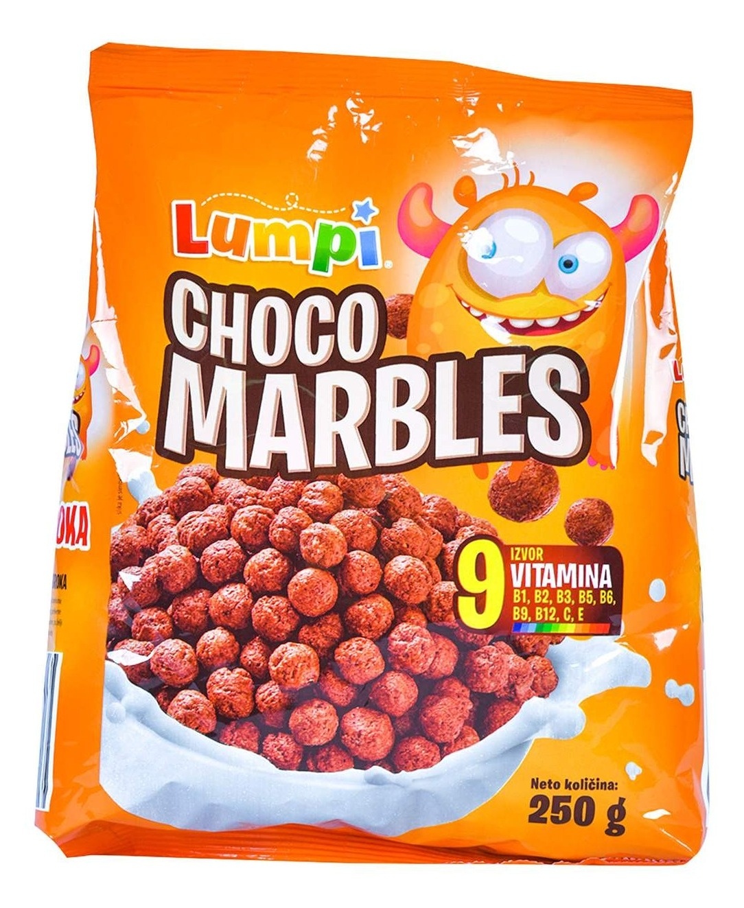 Pahuljice LUMPI choco marbles 250g - Cenoteka