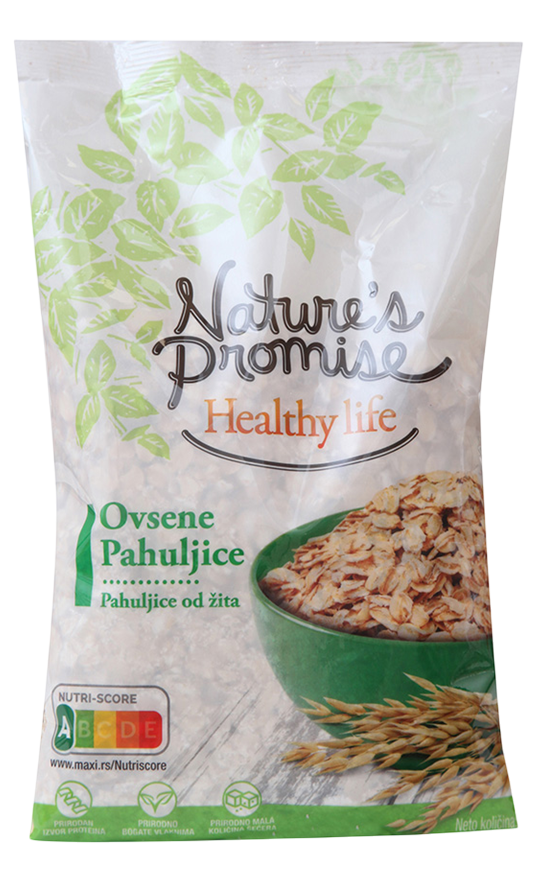 Ovsene pahuljice NATURE'S PROMISE 250g - Cenoteka