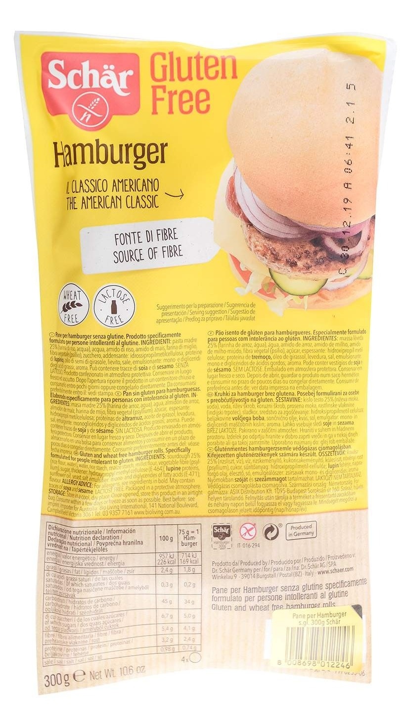 SCHAR burger zemička 300g - Cenoteka