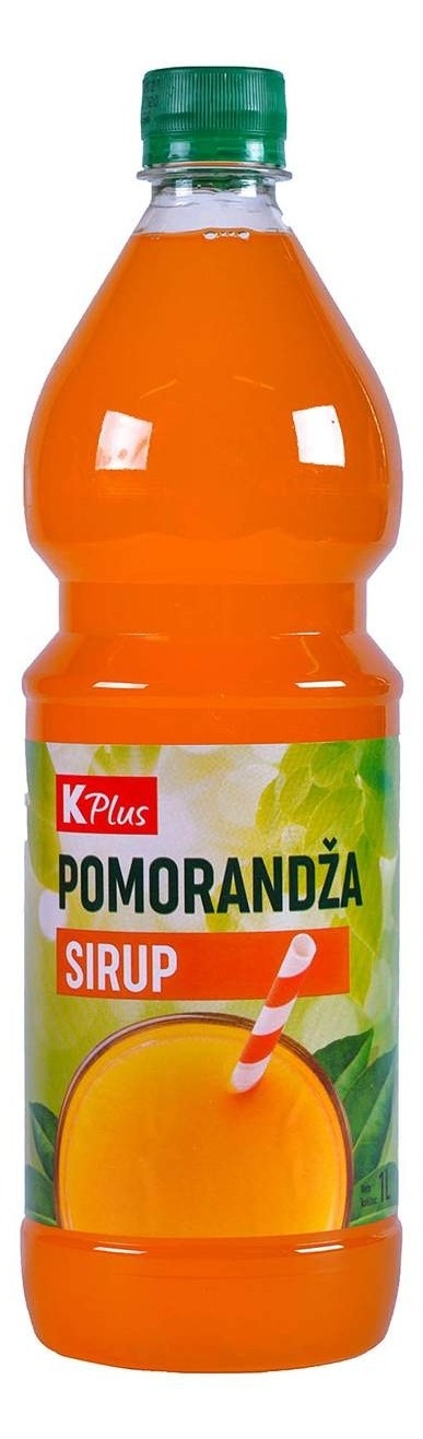Sok sirup K PLUS pomorandža 1l - Cenoteka