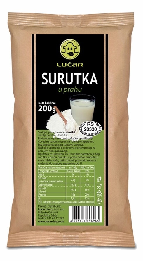 Surutka u prahu LUČAR 200g - Cenoteka