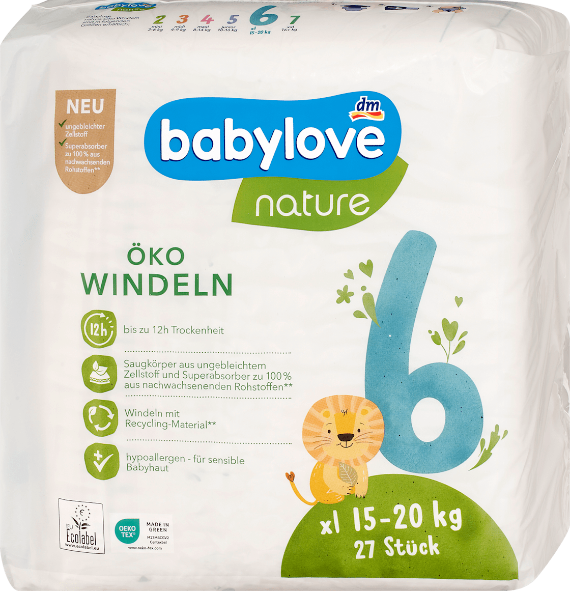 BABYLOVE pelene nature 6 XL 27kom - Cene i Akcije