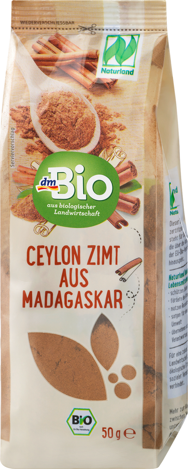 Cimet DM BIO Naturland mleveni cejlonski 50g - Cenoteka