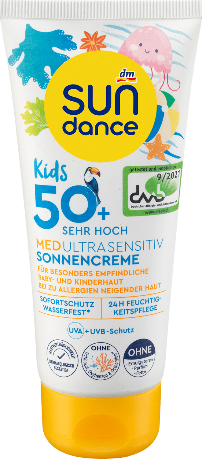 Krema za sunčanje SUNDANCE Kids medultrasensitiv SPF50+ 100ml - Cenoteka