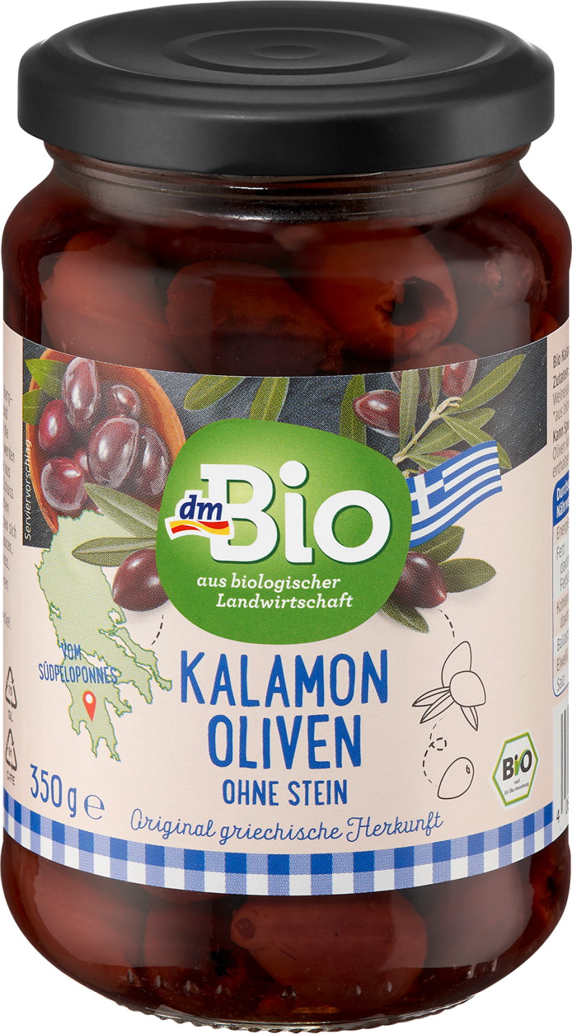 DM BIO Kalamon masline bez koštica 180g - Cenoteka