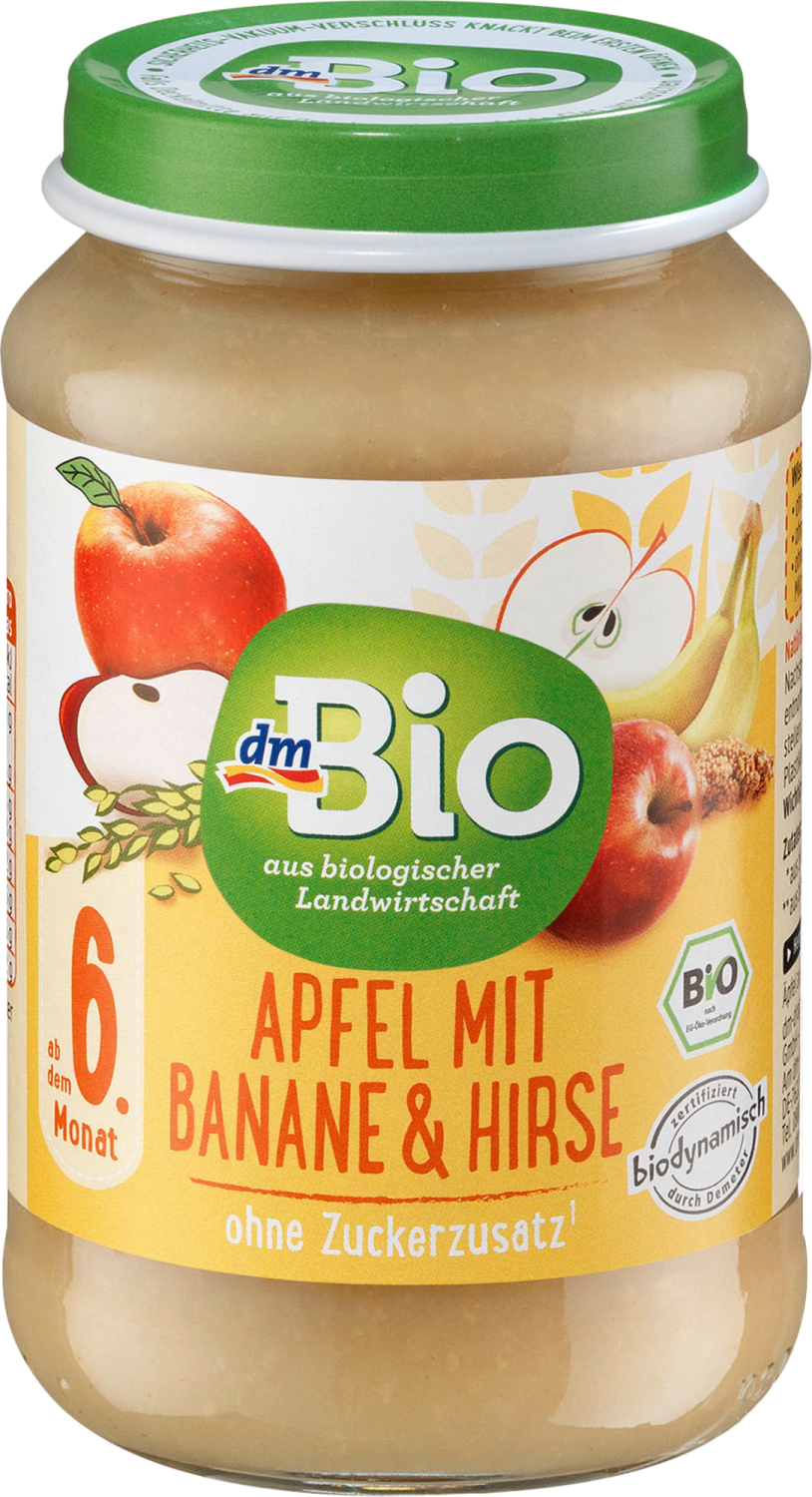 DM BIO kašica jabuka banana proso 190g - Cenoteka