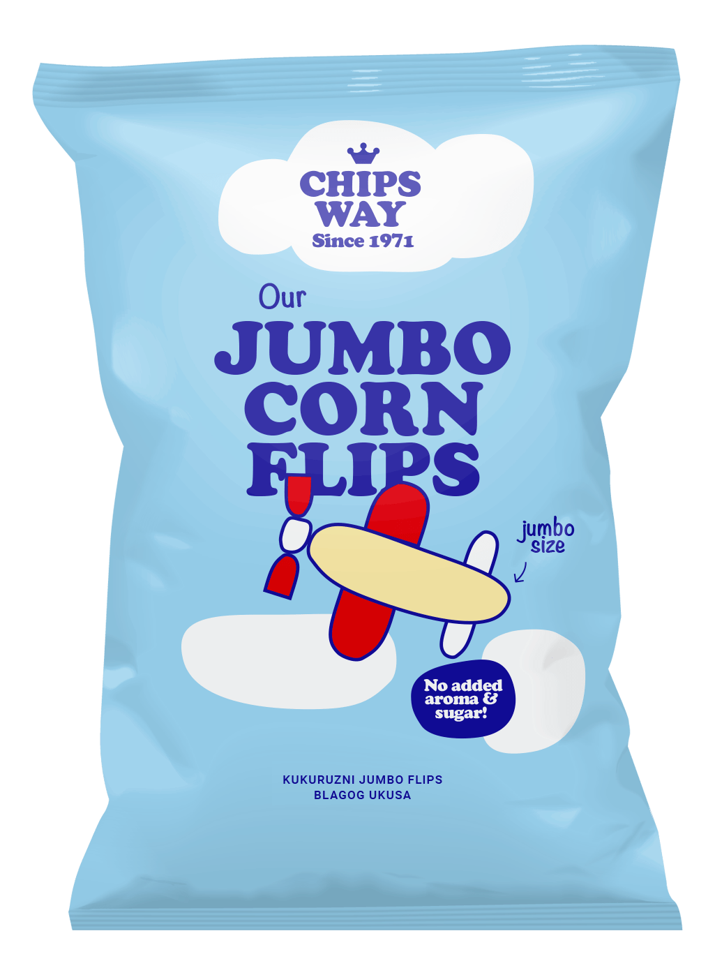Flips CHIPS WAY jumbo classic 80g - Cenoteka