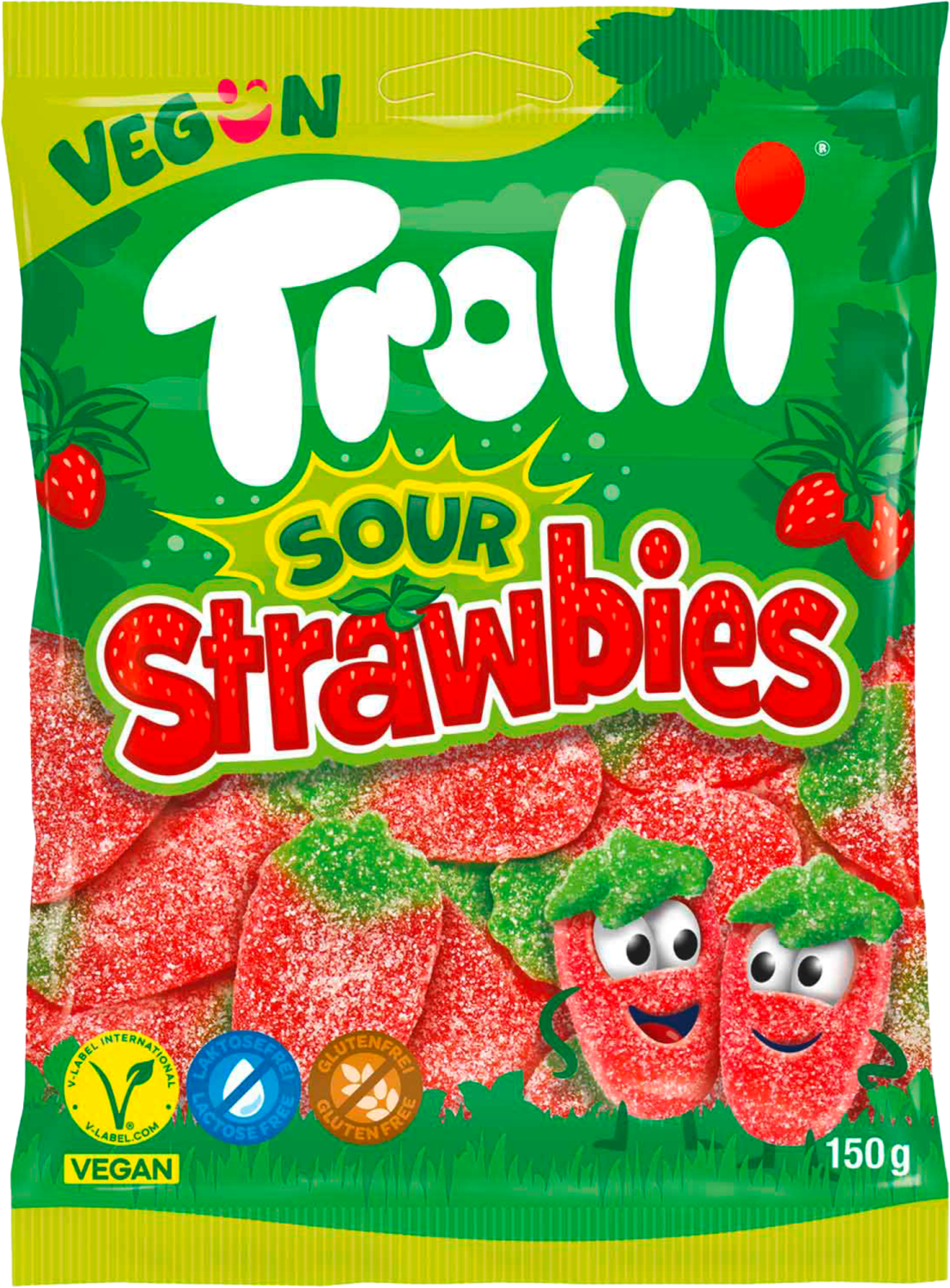 Gumene bombone TROLLI sour strawbies 150g - Cene i Akcije