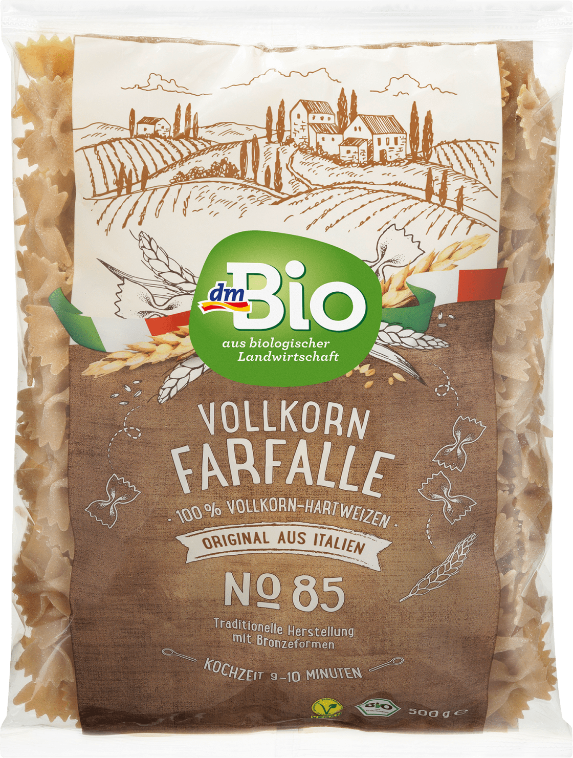 Integralna testenina DM BIO Farfalle mašnice 500g - Cenoteka