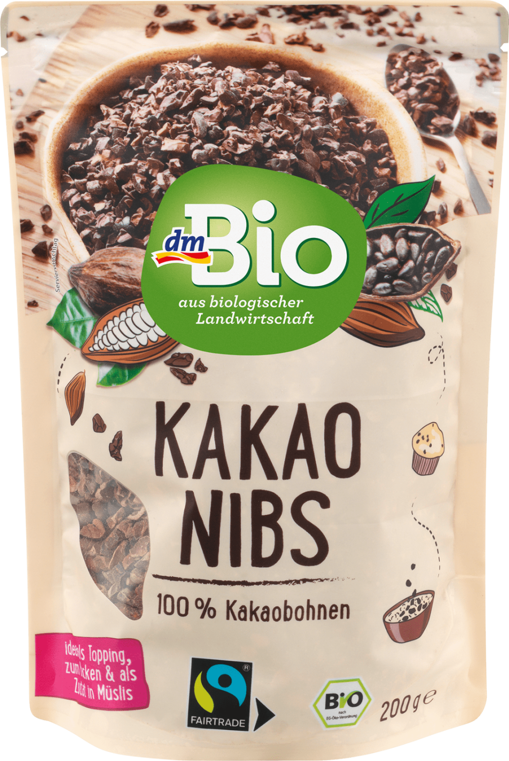 Kakao zrno DM BIO fermentisano lomljeno 200g - Cenoteka