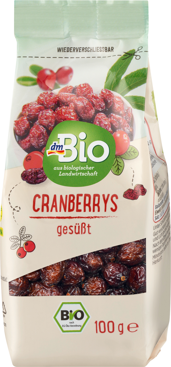 Brusnica DM BIO kandirana 100g - Cenoteka