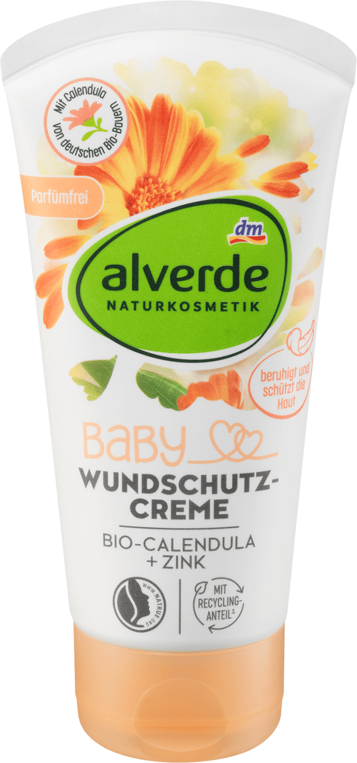 Krema ALVERDE Baby protiv crvenila organski neven + cink 75ml - Cenoteka
