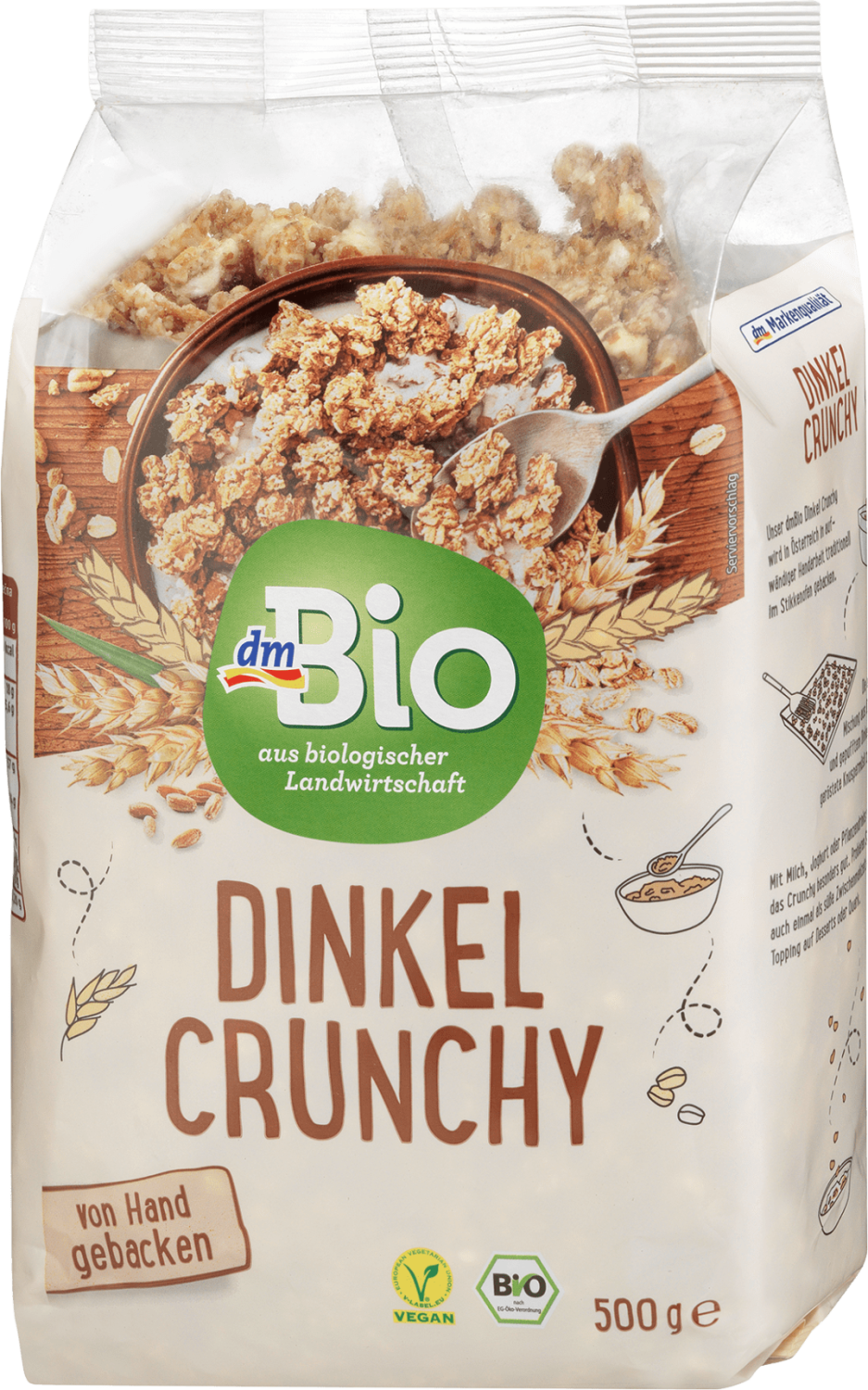 Musli DM BIO Crunchy od spelte 500g - Cenoteka
