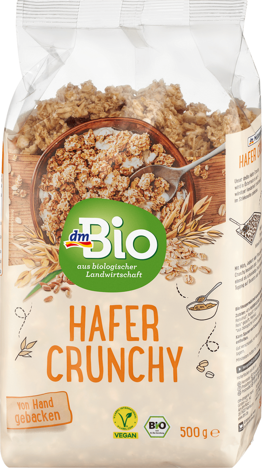 Musli DM BIO hrskavi pečeni sa ovsenim pahuljicama 500g - Cenoteka