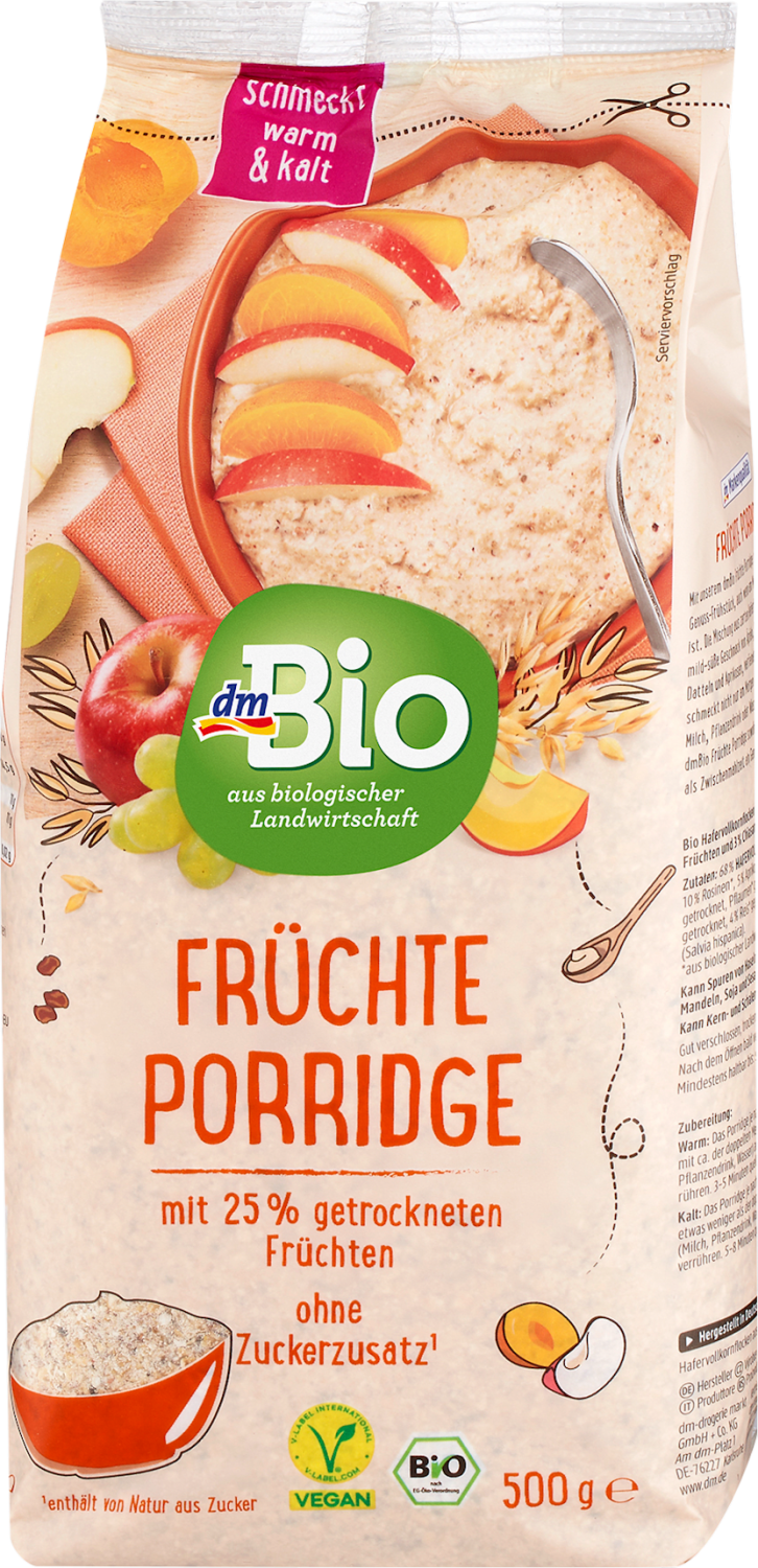 DM BIO ovsena kaša voćna 500g - Cenoteka