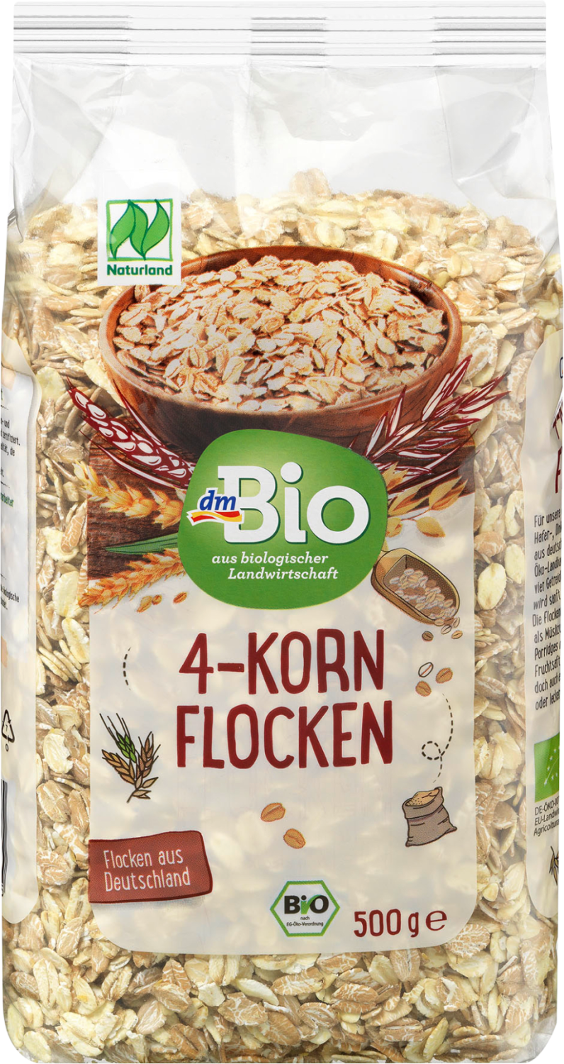 Pahuljice DM BIO 4 vrste žitarica 500g - Cenoteka