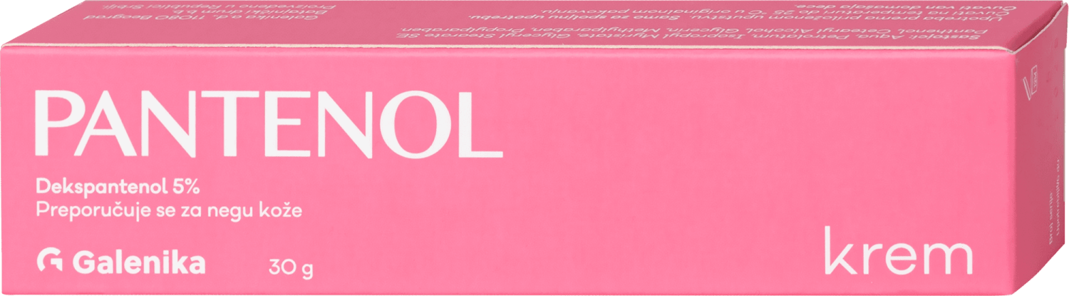 Pantenol krema GALENIKA dekspantenol 5% 30g - Cenoteka