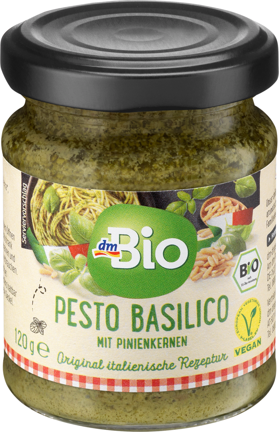 Pesto sos DM BIO bosiljak 120g - Cenoteka
