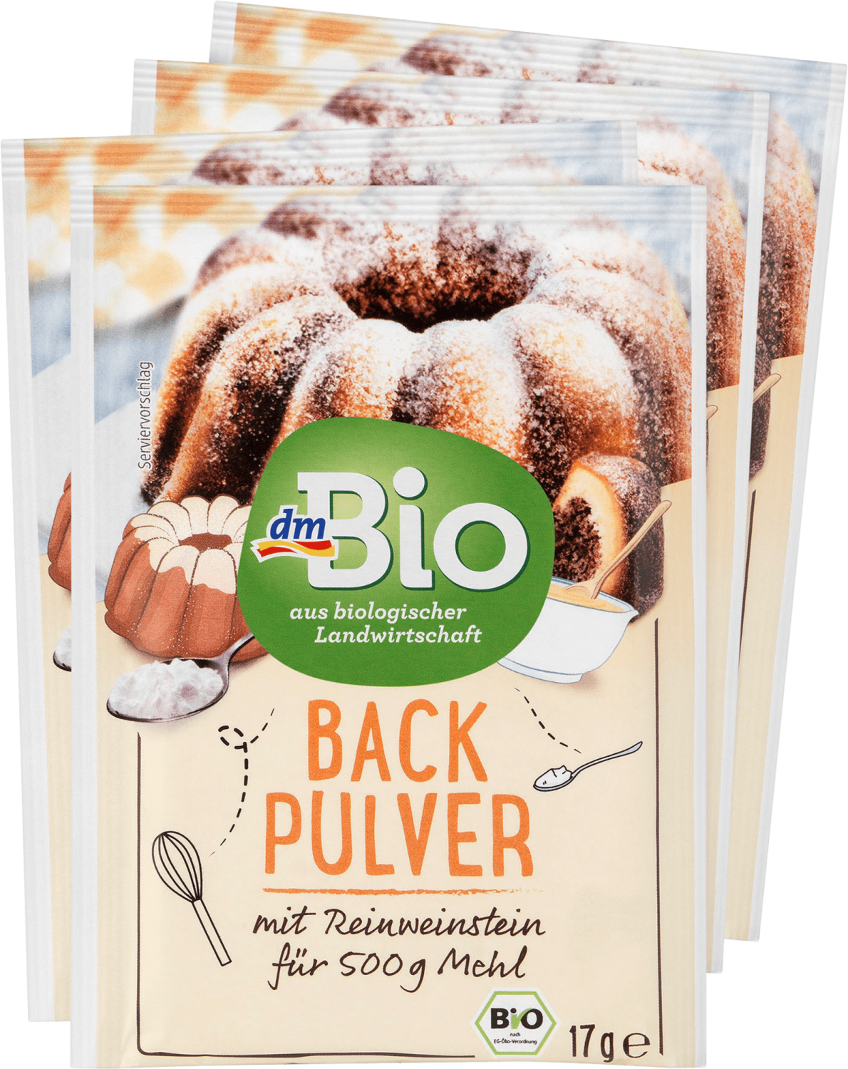 Prašak za pecivo DM BIO 4x17g - Cenoteka