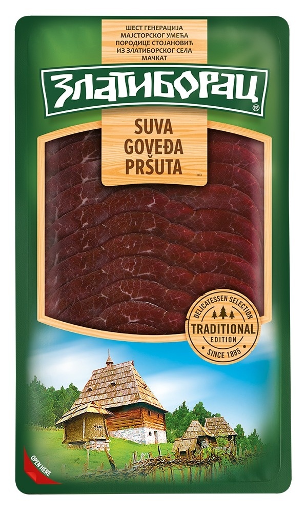 Pršuta ZLATIBORAC goveđa vakuum 100g - Cene i Akcije