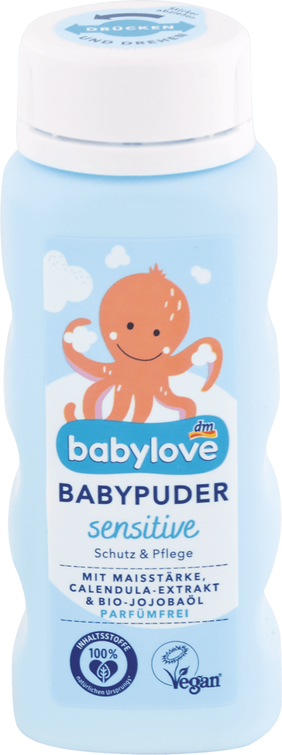 Puder BABYLOVE Baby sensitive 100g - Cenoteka