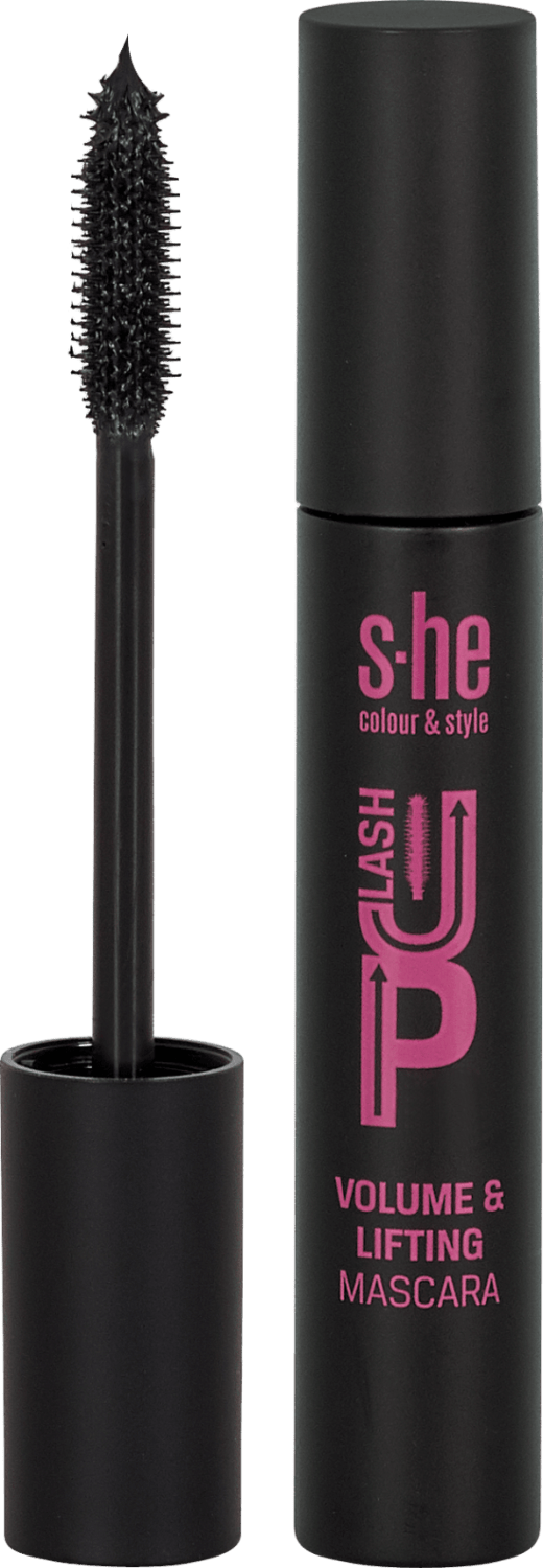 S-HE COLOUR&STYLE Lash up volume & lifting maskara black - Cenoteka