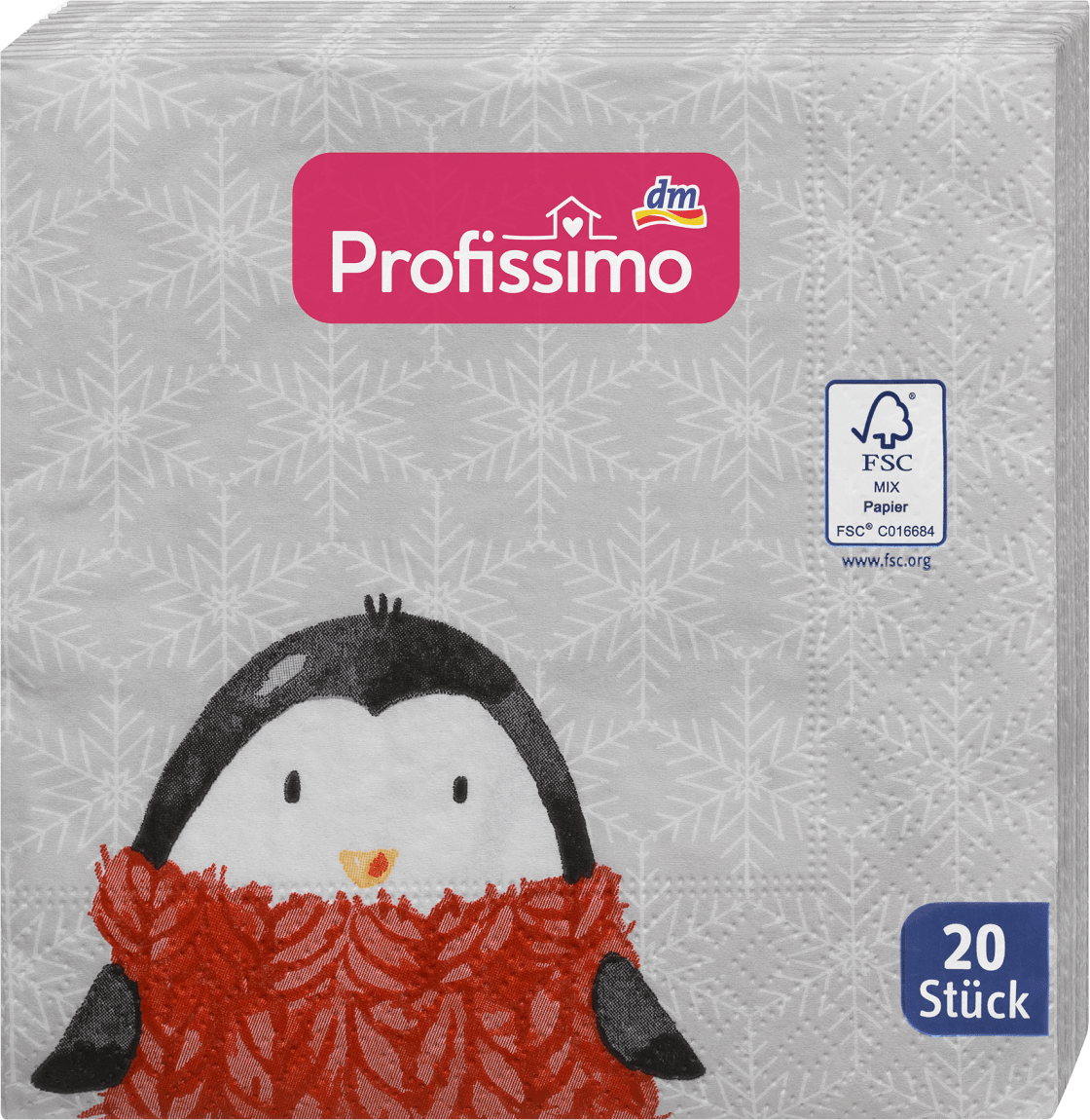 Salvete PROFISSIMO Pingvin 3sloja 20kom - Cenoteka