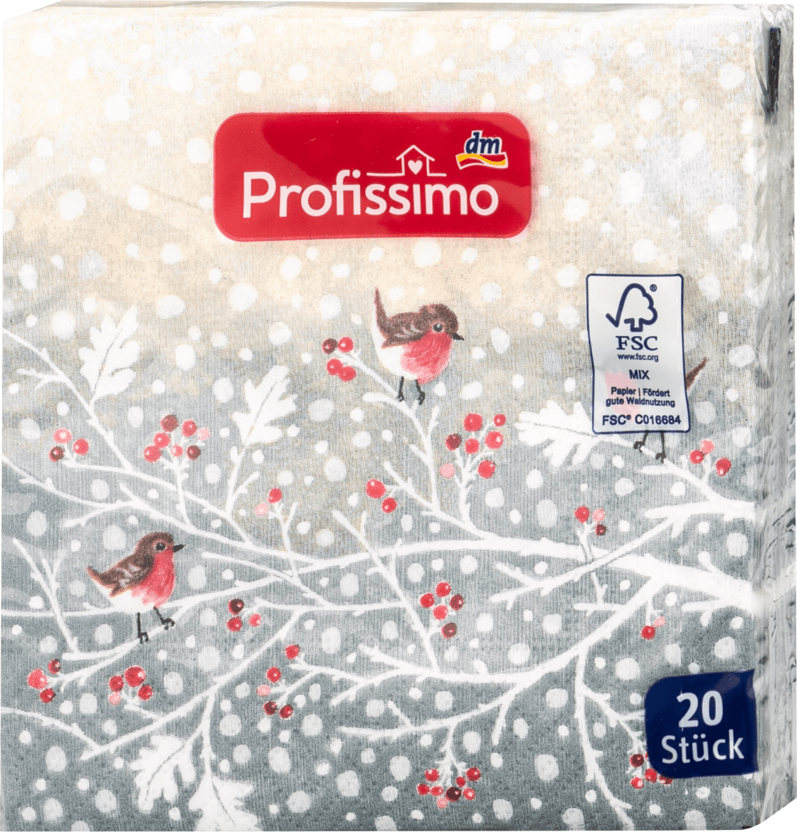 Salvete PROFISSIMO Zimska ptica 20kom - Cenoteka