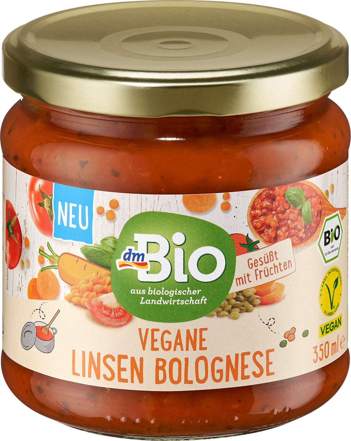 Sos DM BIO bolonjeze veganski 350ml - Cenoteka