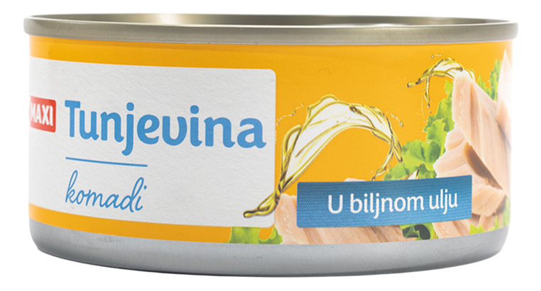 Tunjevina MAXI komadi u biljnom ulju 160g - Cenoteka