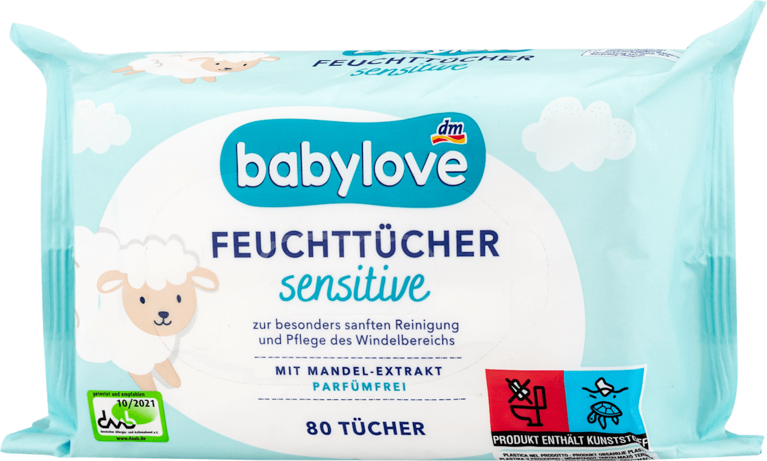 Vlažne maramice BABYLOVE sensitive 80kom - Cene i Akcije