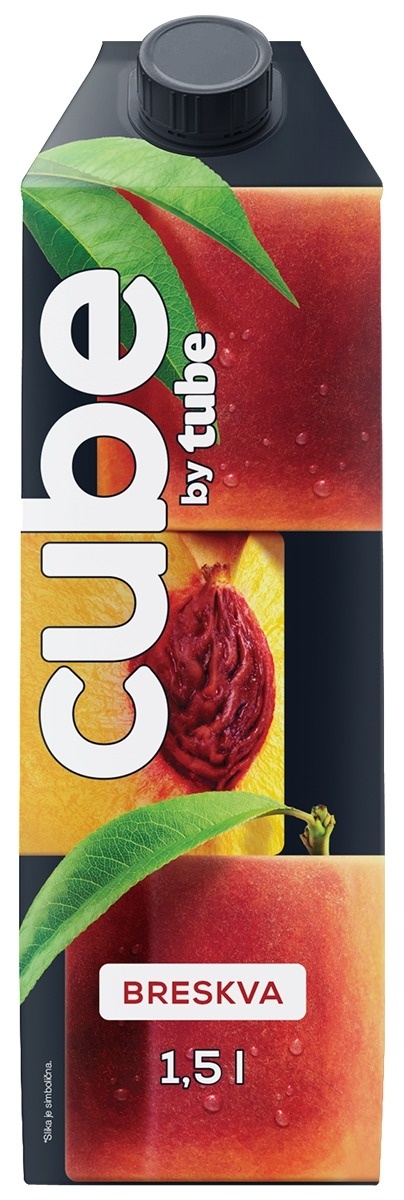 Voćni sok CUBE By Tube breskva 1,5l - Cenoteka