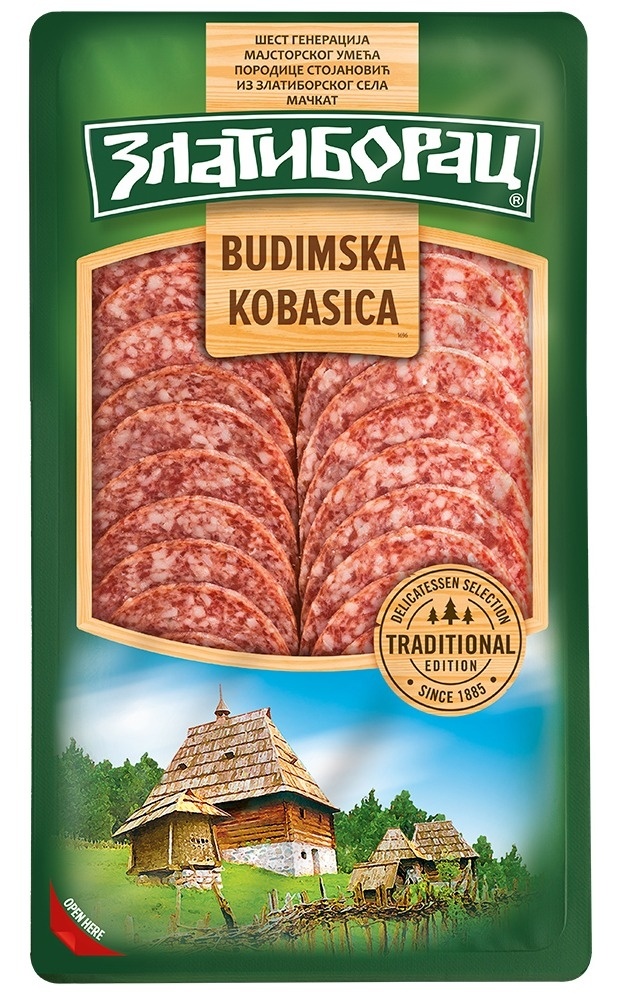 ZLATIBORAC budimska kobasica slajs 100g - Cenoteka