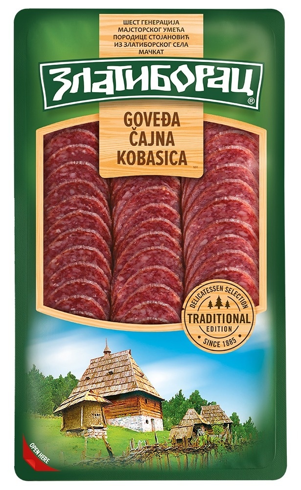 ZLATIBORAC goveđa čajna kobasica 100g - Cenoteka